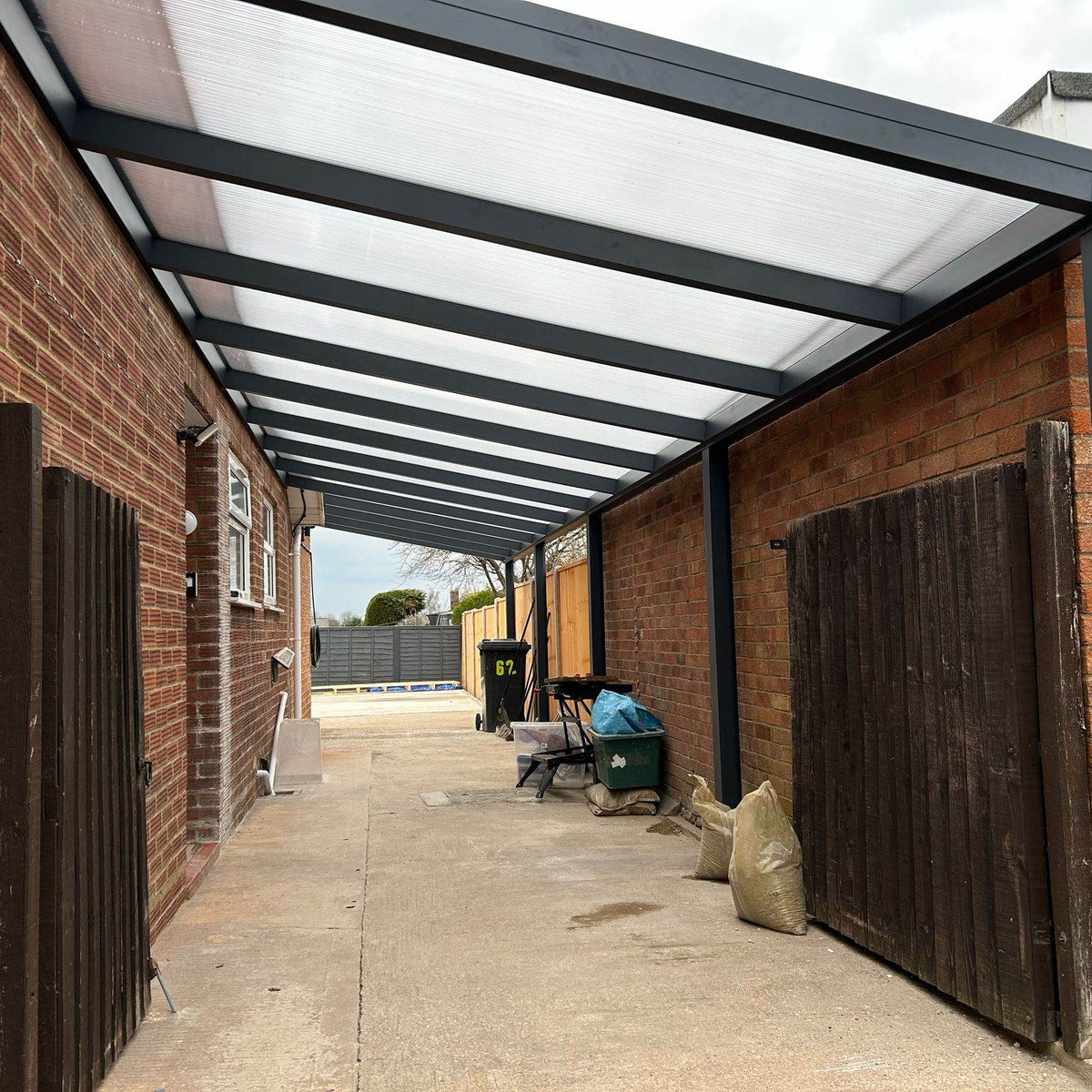 Top Materials for Outdoor Walkway Covers – Falcon Canopies