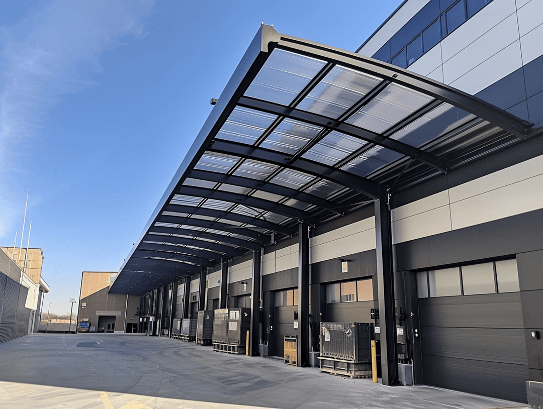 Loading Bay Canopies: Commercial Weather Protection – Falcon Canopies